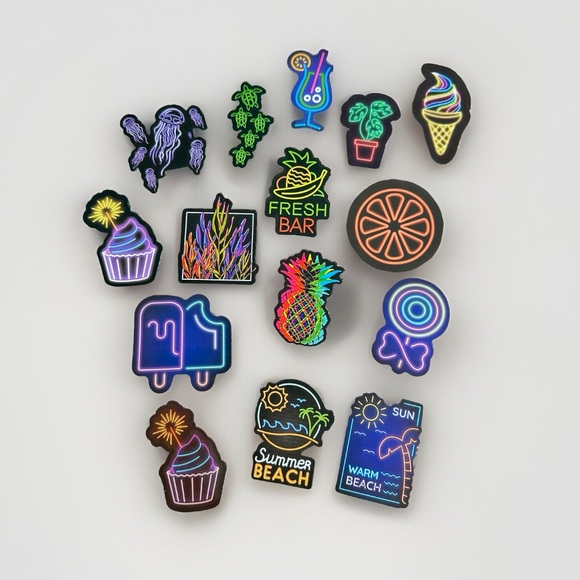 Design | New Neon Sign Stickers Summer Tropical Beach Vacation ...